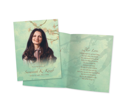 Memorial Card - Print Ready