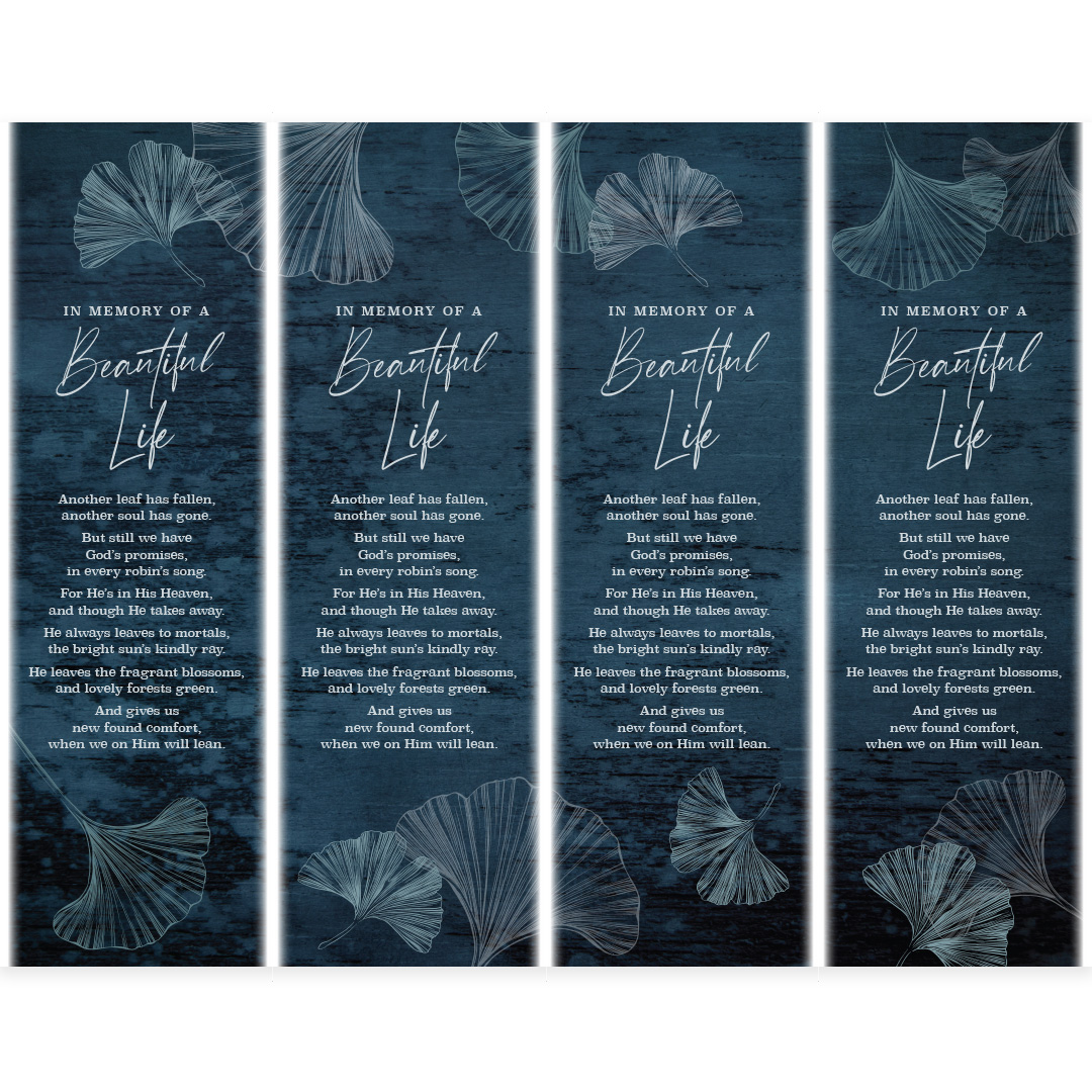 Ginkgo Leaves Register Book Box Set