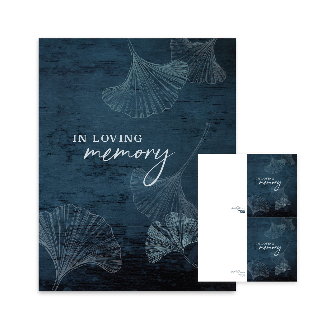 Ginkgo Leaves Register Book Box Set